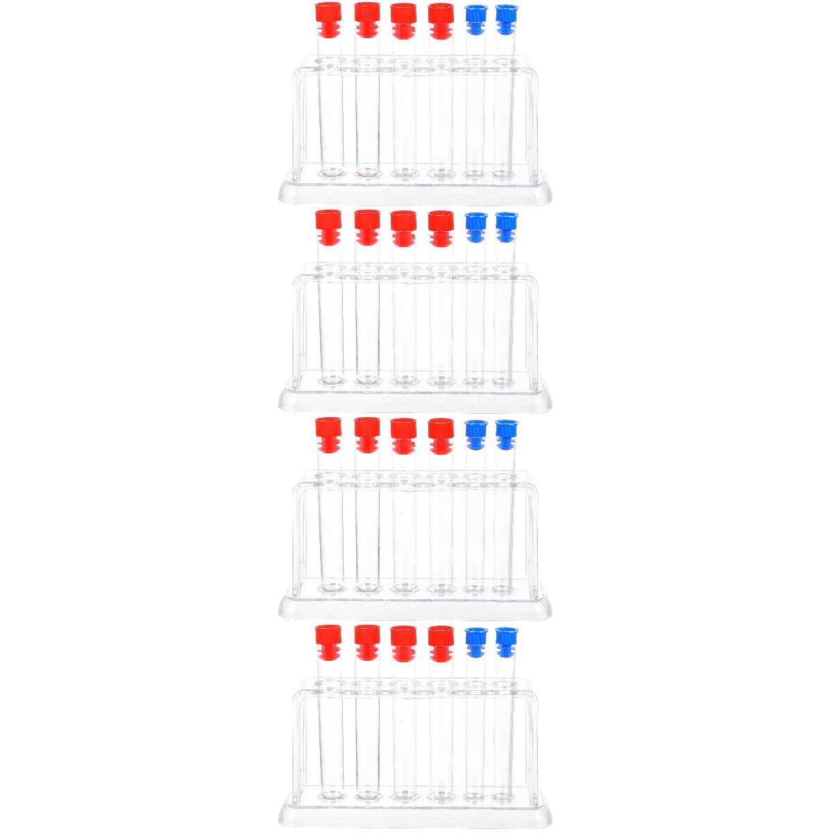HOMEMAXS 4 Sets Laboratory Tube Holder Test Tube Rack Kit Plastic Tube ...