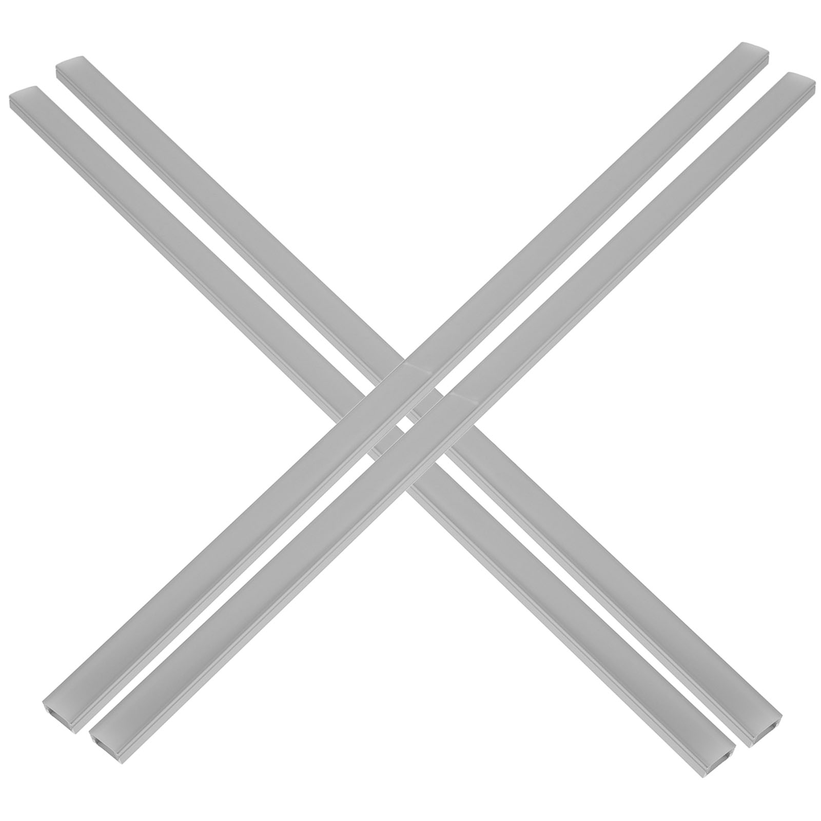 HOMEMAXS 4 Sets Led Channel Led Strip Light Diffuser Led Strip Light ...