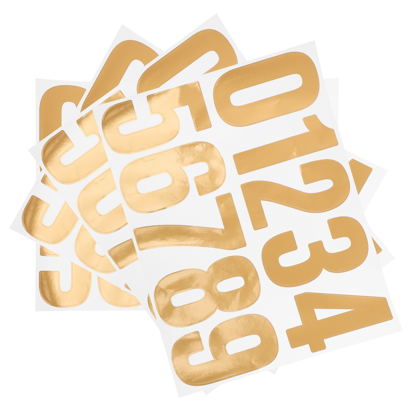 HOMEMAXS 4 Sets Numbers for Address on House Stick outside Stickers ...