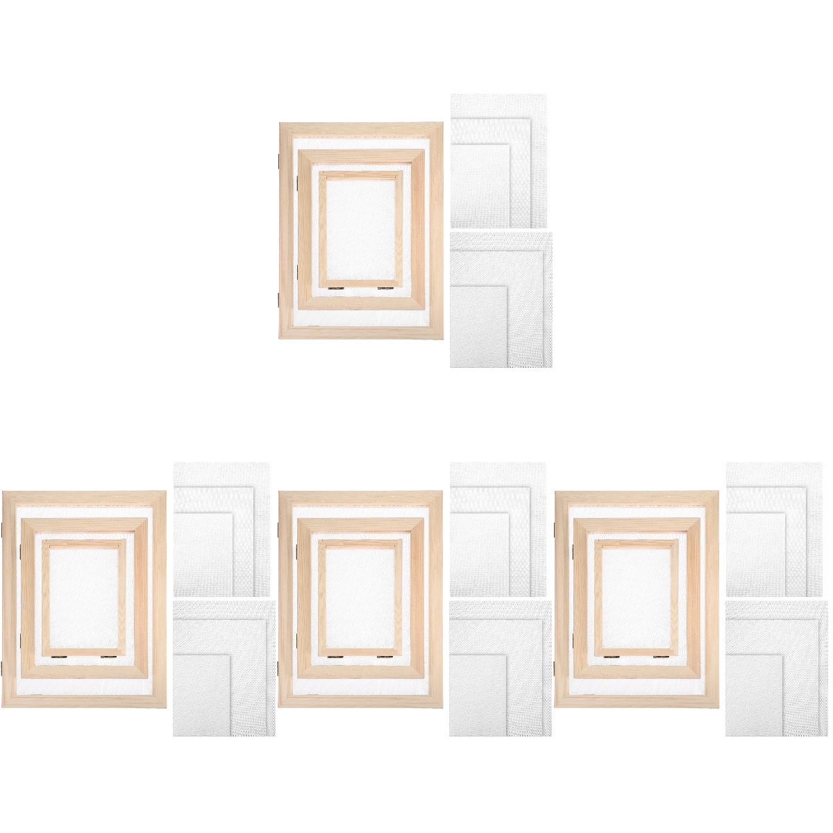 HOMEMAXS 4 Sets Paper Making Frame Paper Making Supplies Diy Paper ...