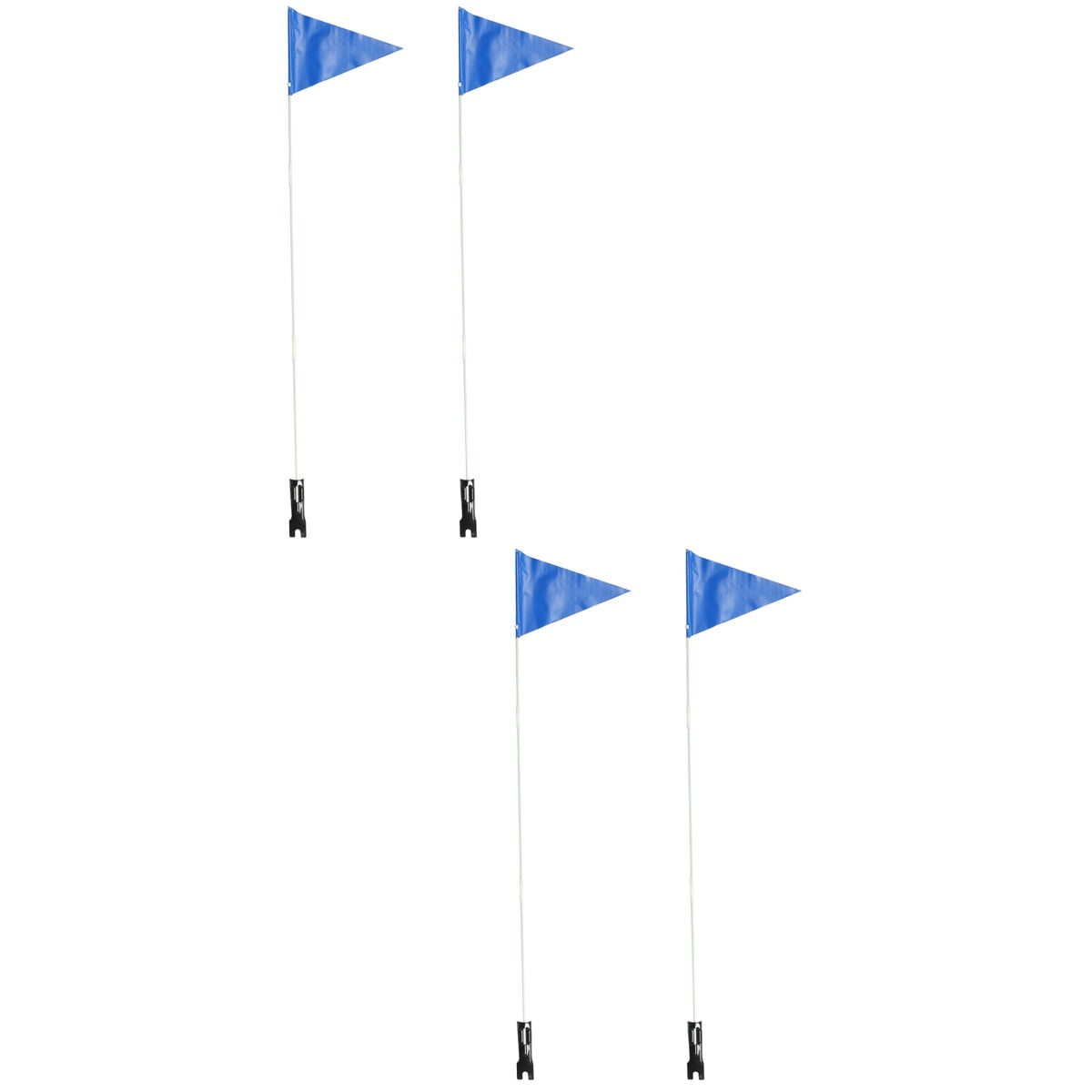 HOMEMAXS 4 Sets Rear Bike Flag Cycling Flag with Flagpole Bicycle ...