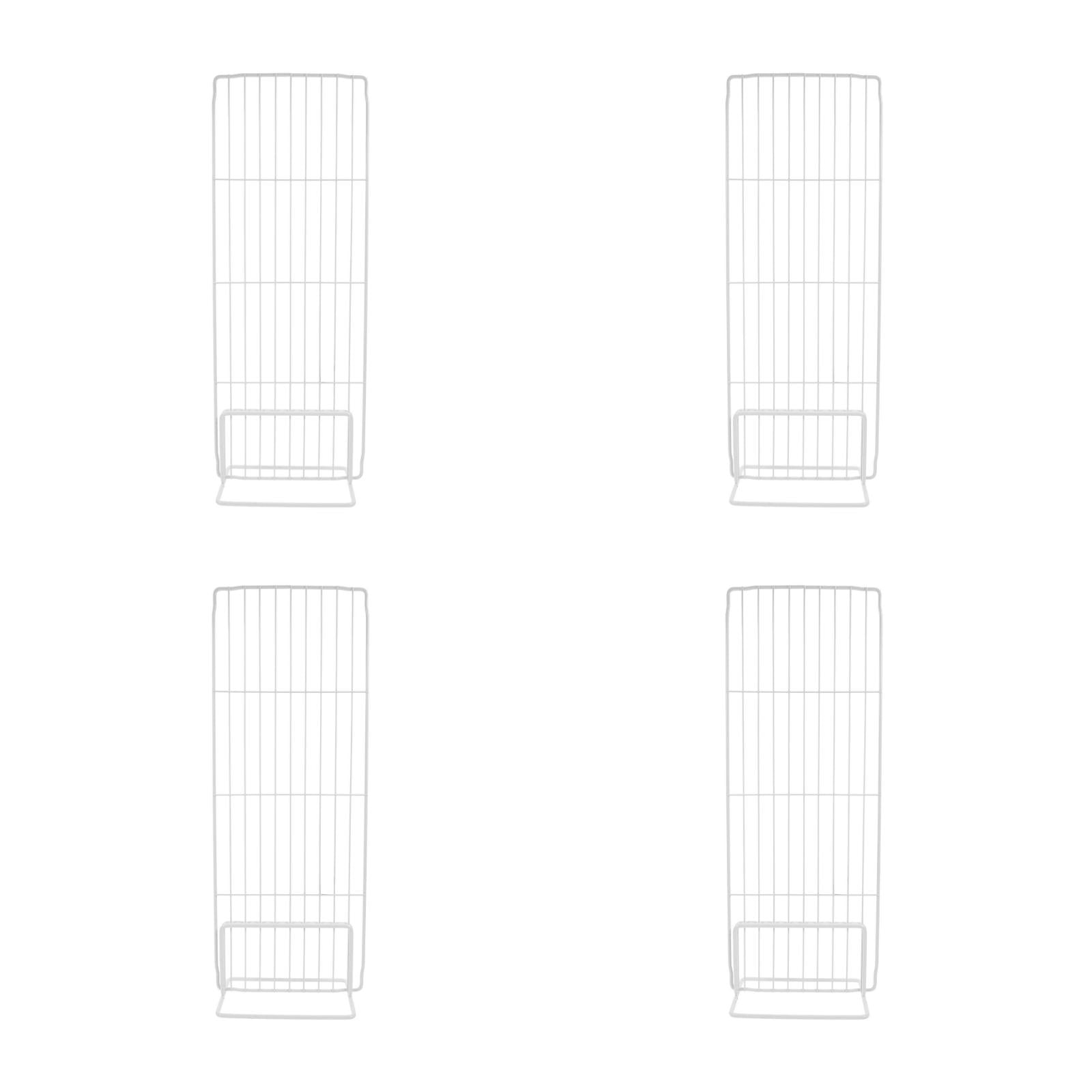 HOMEMAXS 4 Sets Refrigerator Partition Metal Wire Partition Maximizing ...