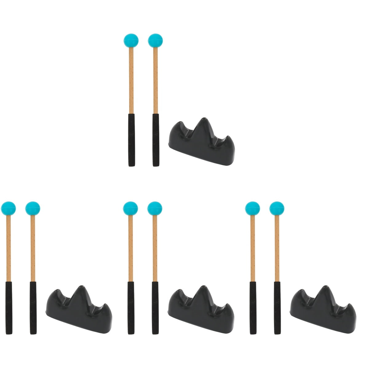 HOMEMAXS 4 Sets Tongue Drum Mallet Sticks Hand Pan Drum Sticks Mallet ...