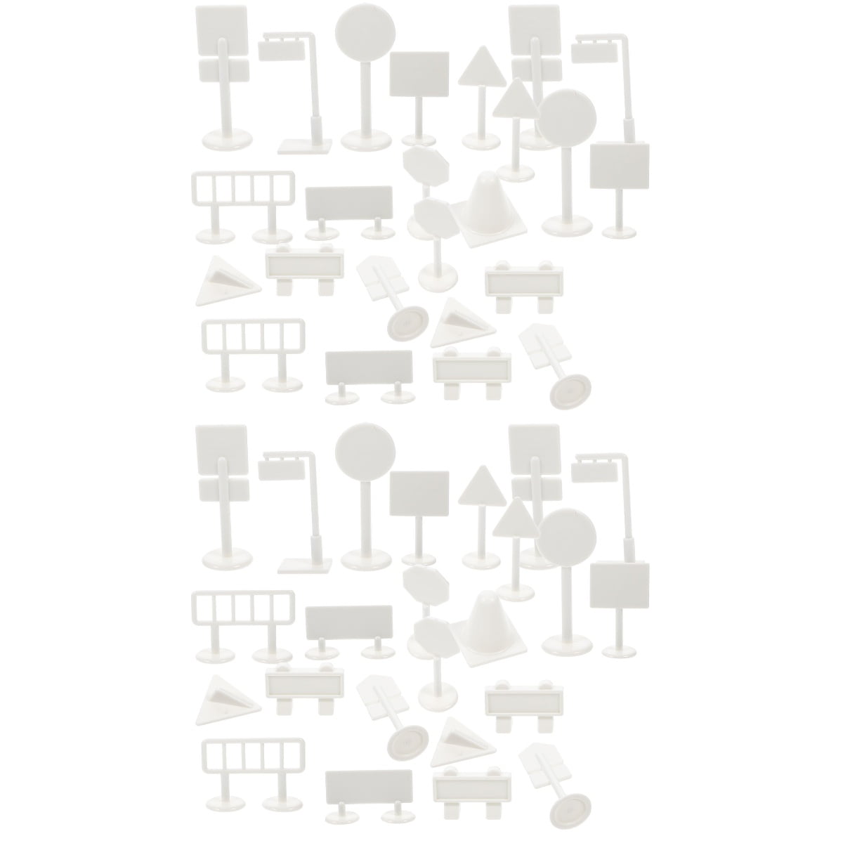 HOMEMAXS 4 Sets Traffic Road Sign Toys Miniature Traffic Barricade ...