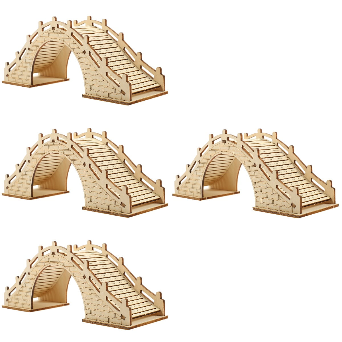 HOMEMAXS 4 Sets of Educational Arch Bridge Toy Handmade Arch Bridge ...