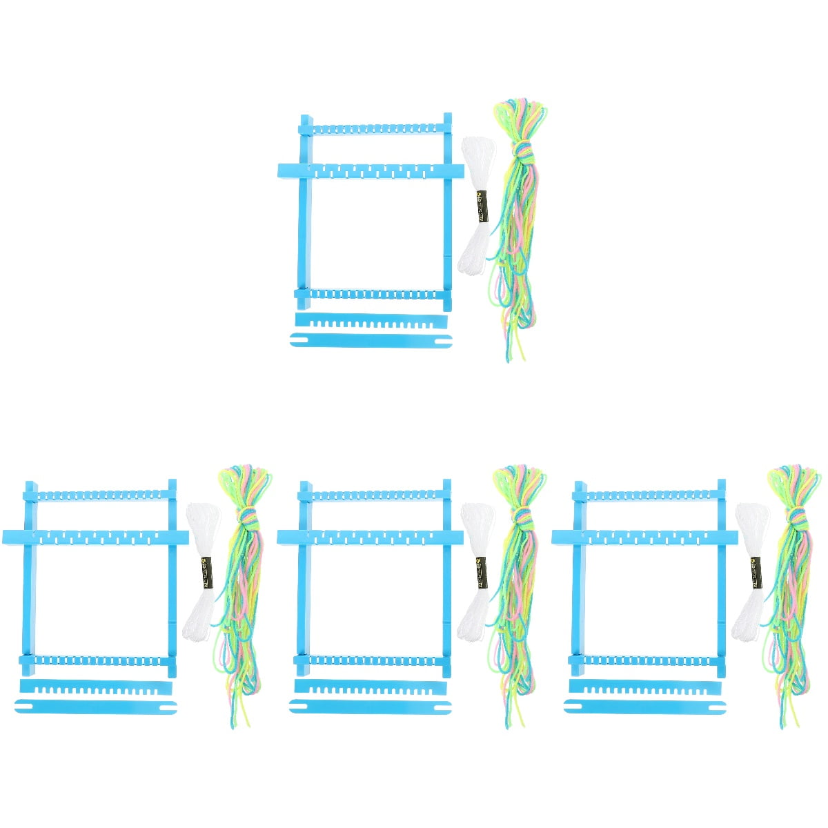 HOMEMAXS 4 Sets of Handmade Loom Toy Kindergarten Weaving Toy Cognitive ...