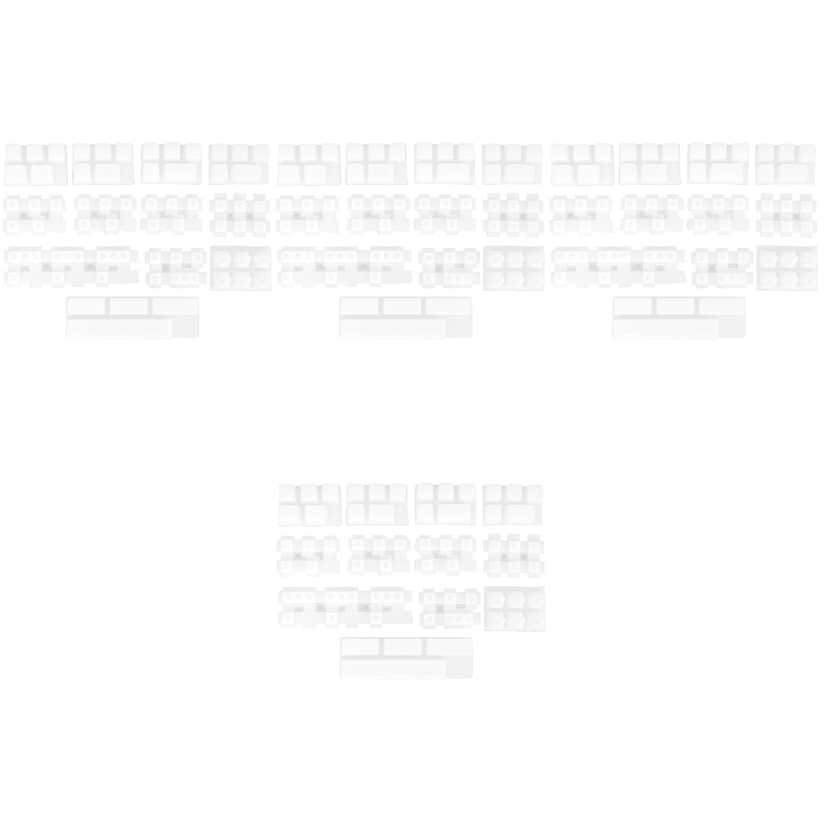 HOMEMAXS 4 Sets of Keycaps Epoxy Resin Casting Mold Mechanical Gaming ...