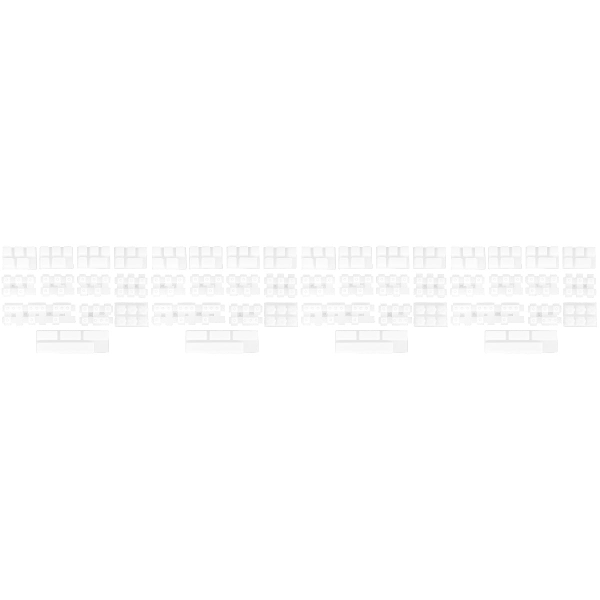 HOMEMAXS 4 Sets of Keycaps Epoxy Resin Casting Mold Mechanical Gaming ...