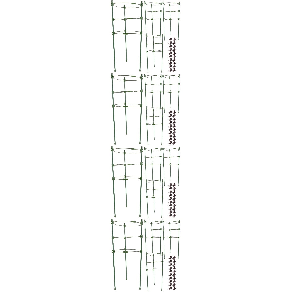 HOMEMAXS 4 Sets of Orchid Climbing Supports Garden Planting Racks ...