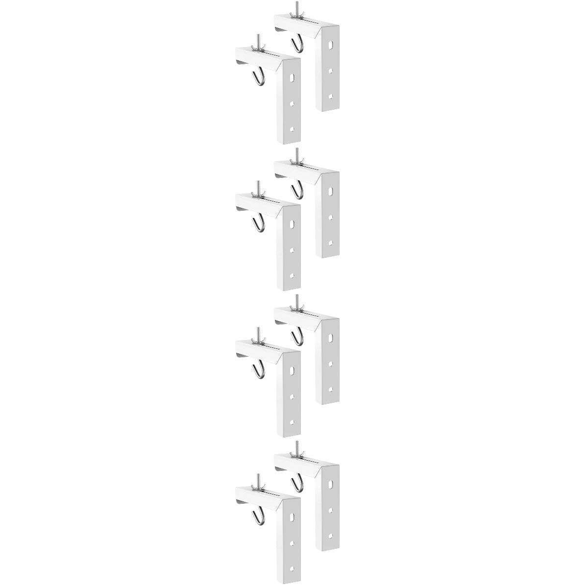 HOMEMAXS 4 Sets of Projector Screen Bracket L Bracket Projector Wall ...