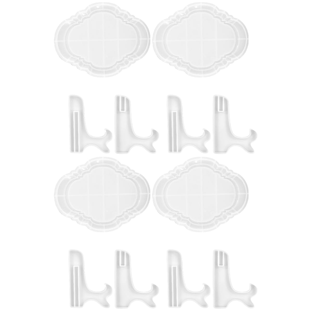 HOMEMAXS 4 Sets of Silicone for Epoxy Resin Photo Frame Casting ...