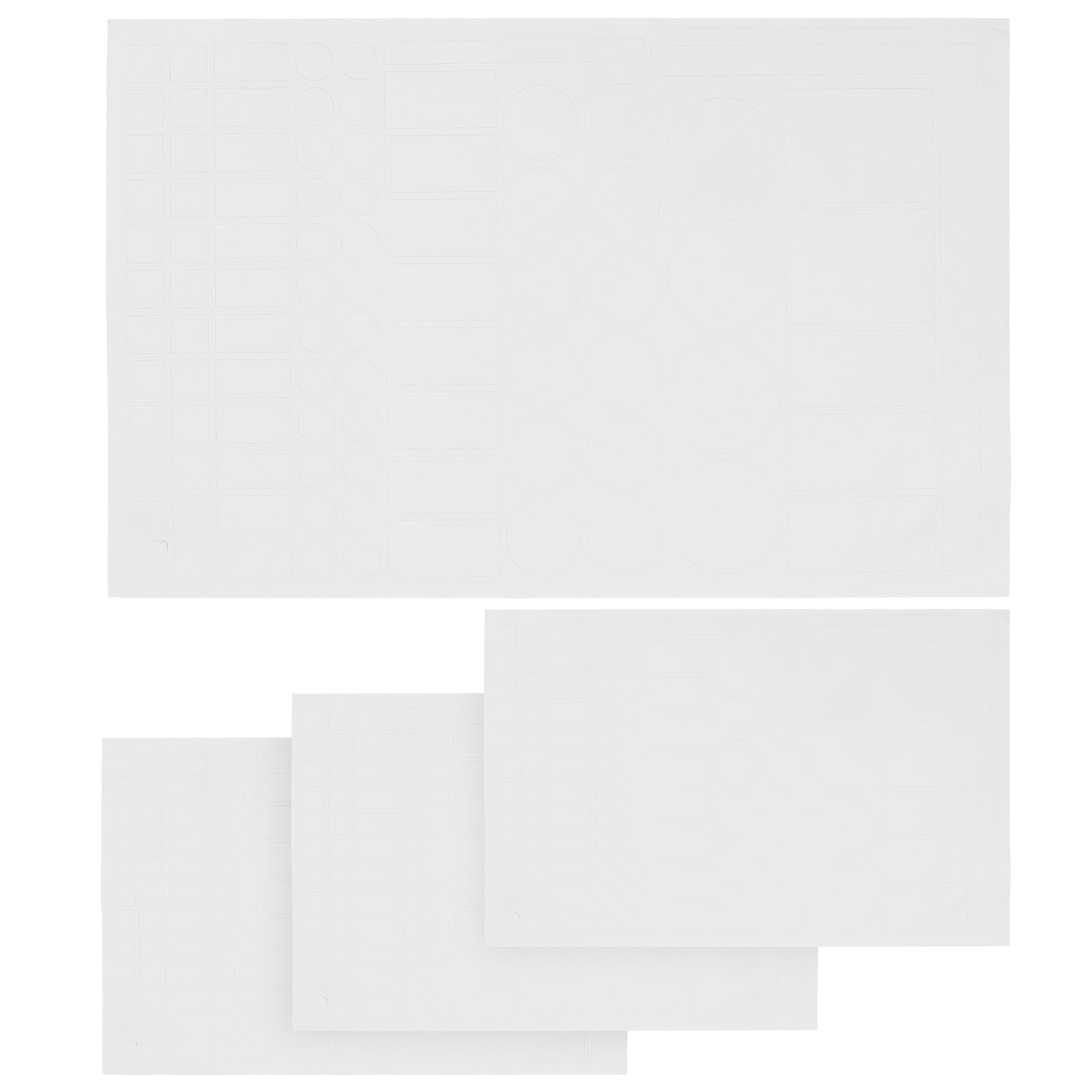 HOMEMAXS 4 Sheets Blackout Sticker Blockers Light Blocking Stickers ...