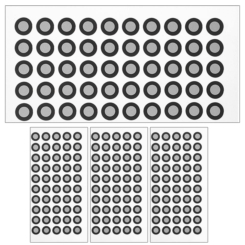 4 Sheets Chart 3D Scanner Reflective Film Marking Points Wooden Chest ...