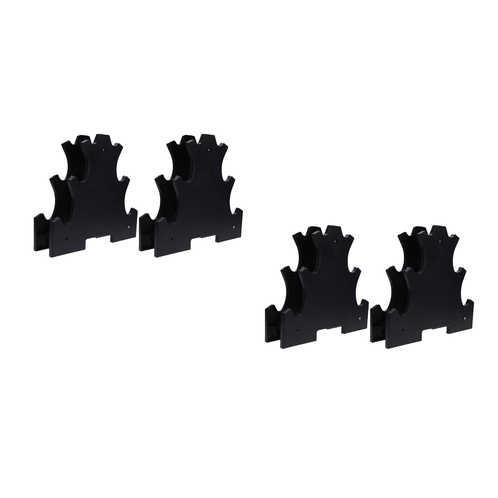 HOMEMAXS 4 pcs 3 Tier Dumbbell Rack Dumbbell Holder Weights Organizer ...