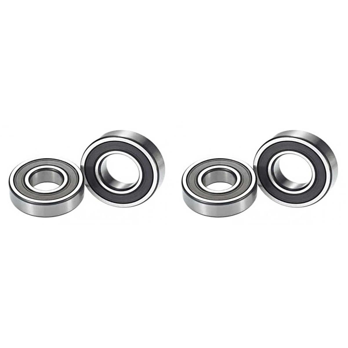 HOMEMAXS 4 pcs 6203-2RS Shielded Deep Groove Ball Wheel Bearing ATV ...