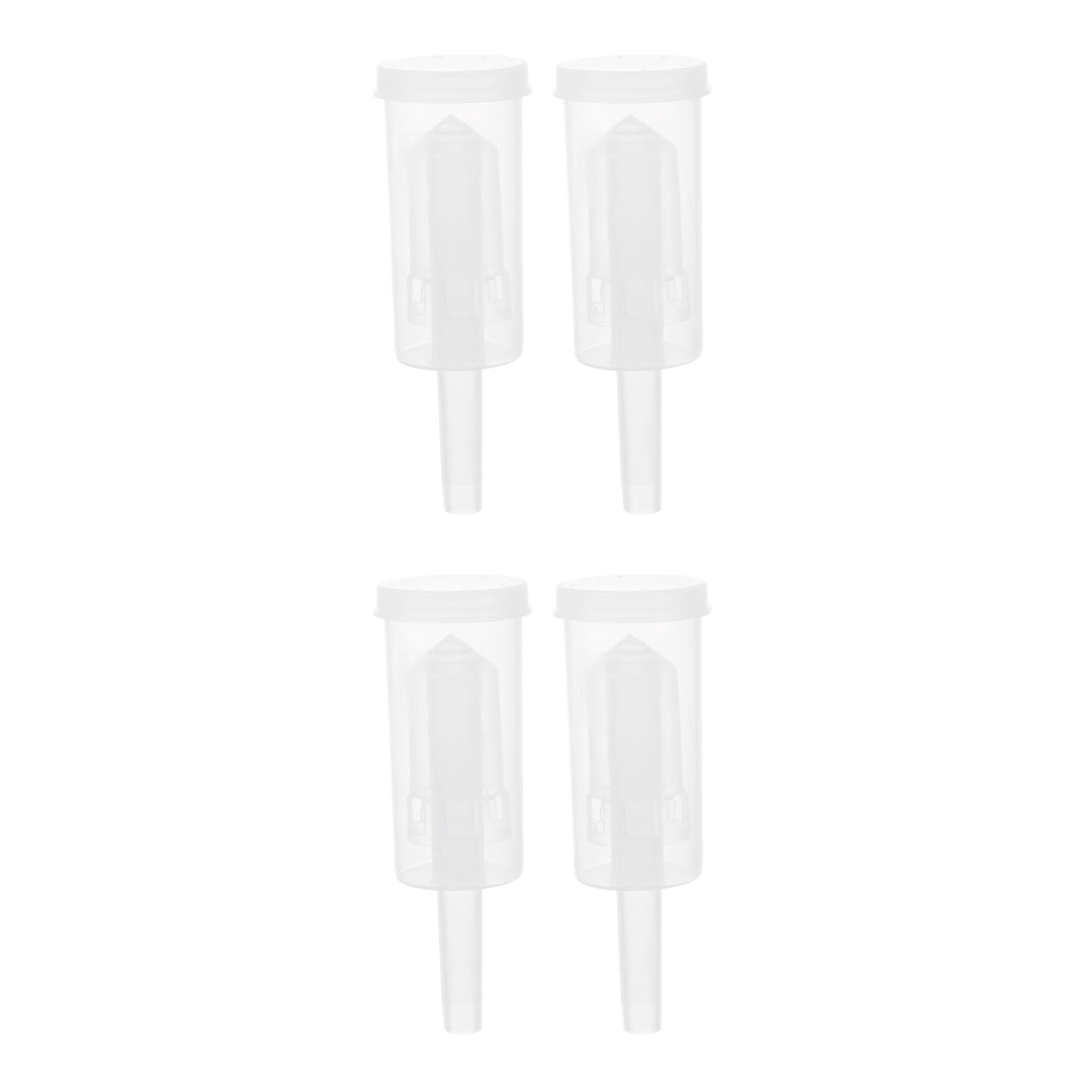 HOMEMAXS 4 pcs Check Valves One Way Valves Plastic Valves (Transparent ...