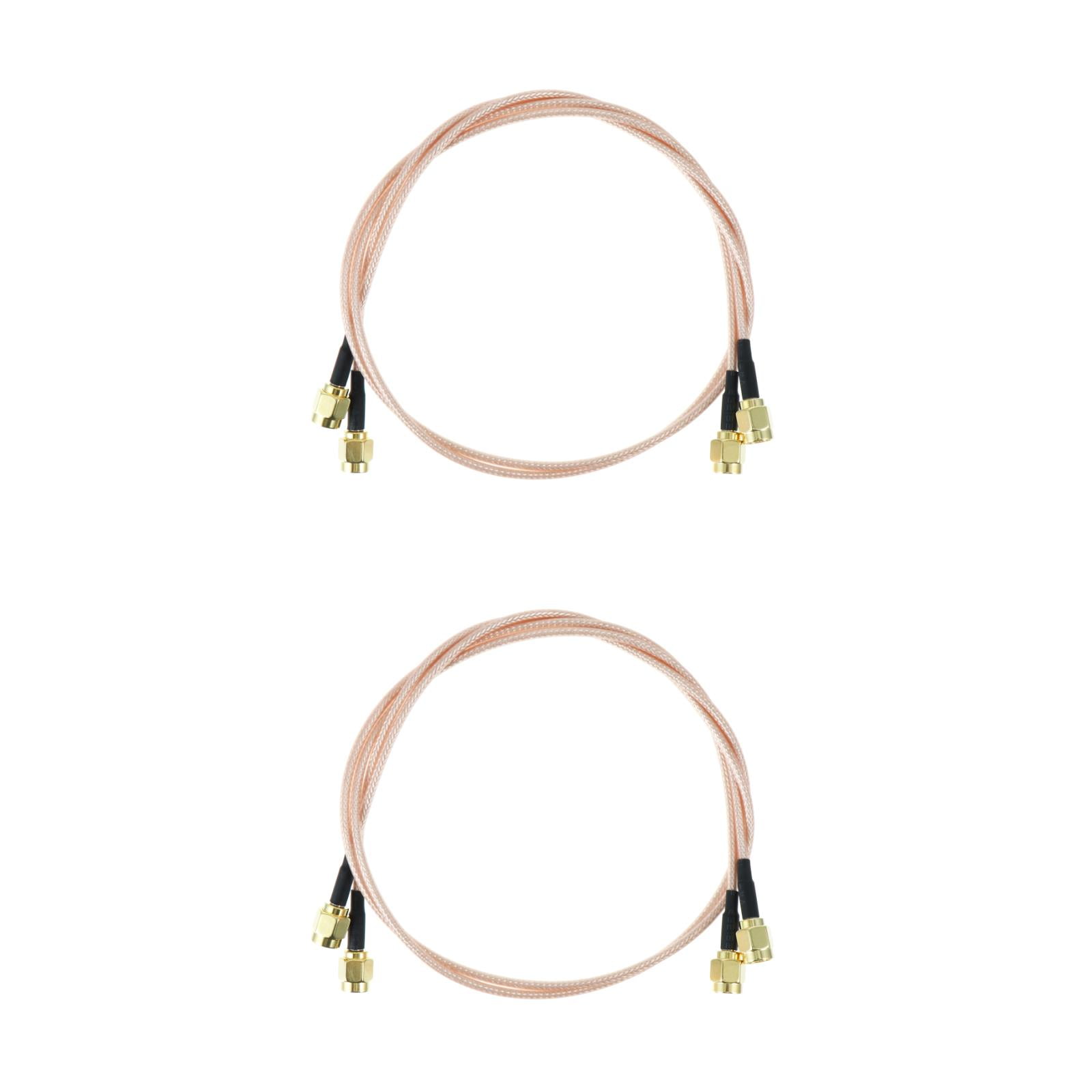 4 pcs Coaxial Coax Cable SMA Male to SMA Male Antenna Extender Cable ...