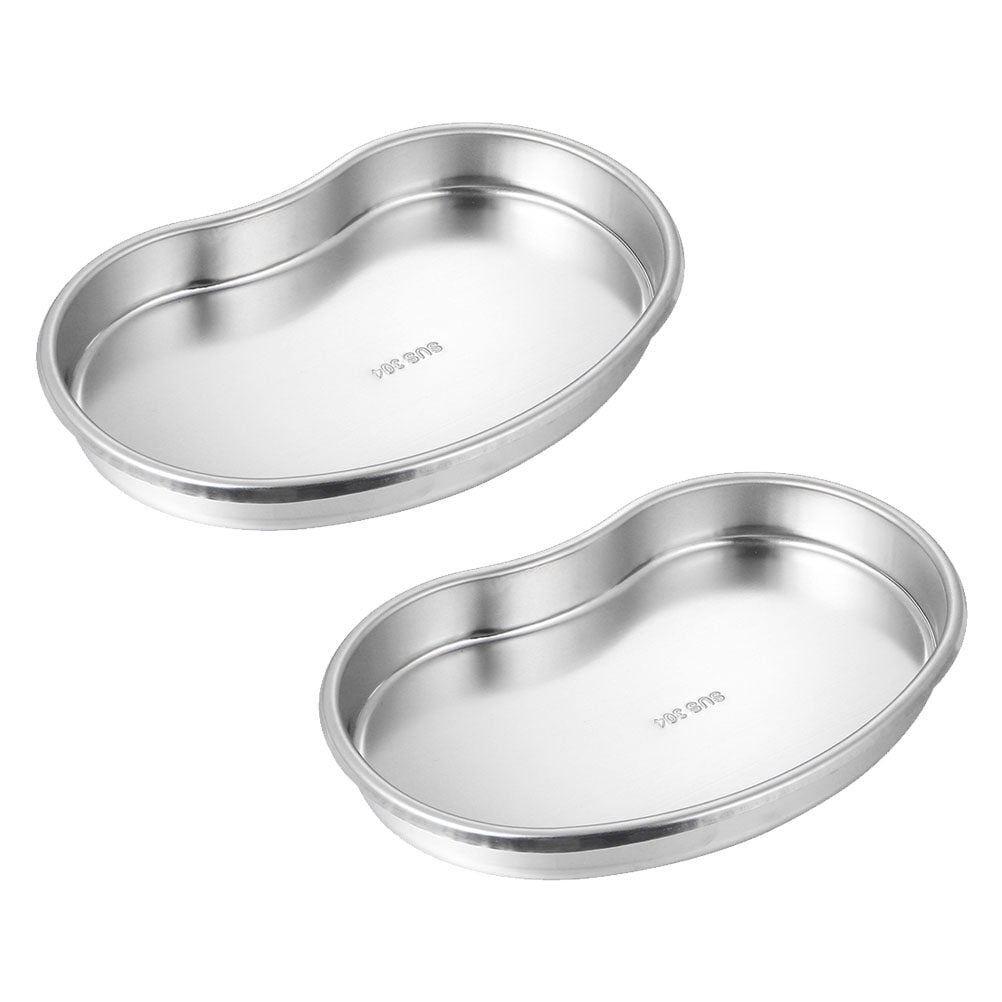 4 pcs Dentist Tray Beauty Salon Tray Stainless Steel Tray Dental Tray ...