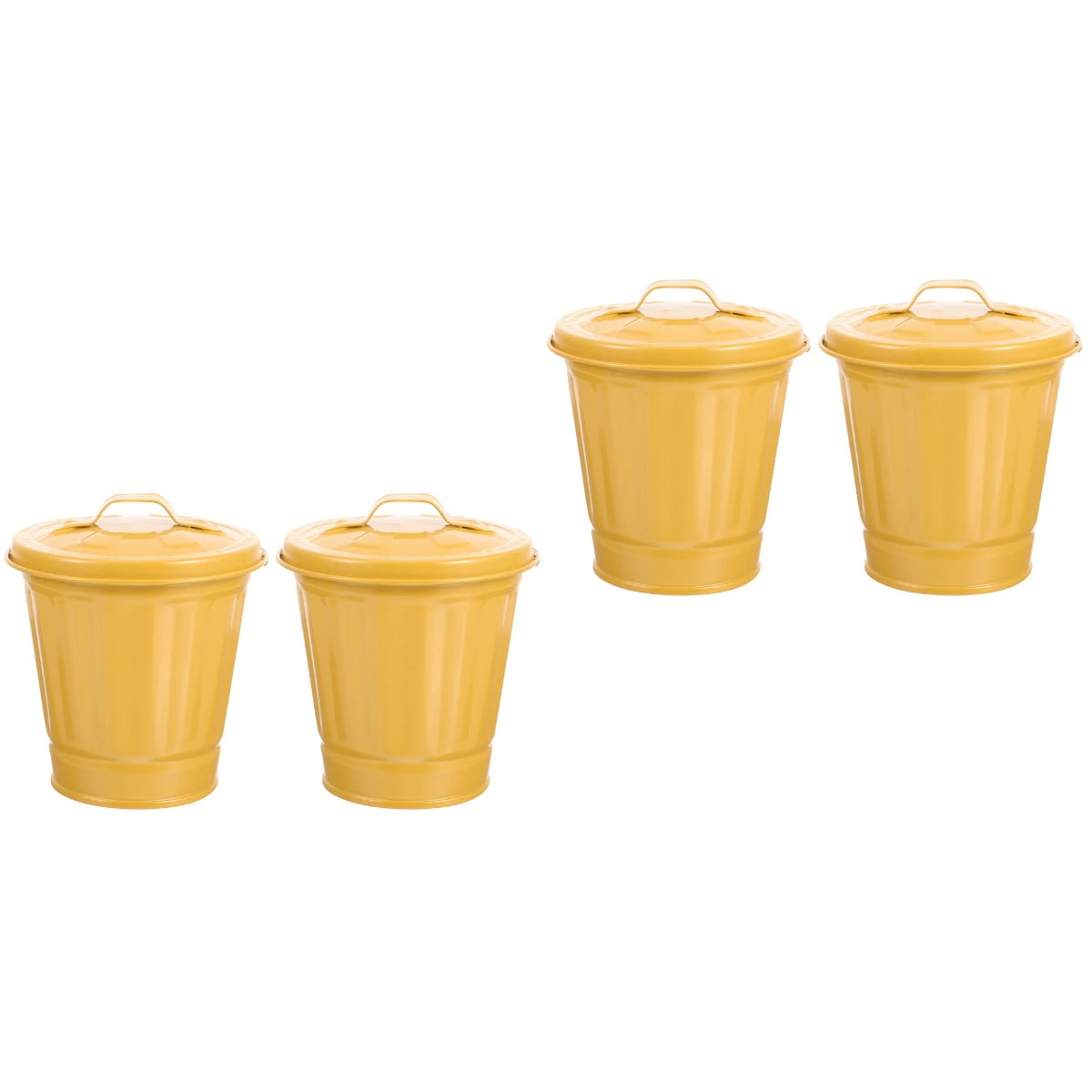 HOMEMAXS 4 pcs Desktop Mini Wastebasket Waste Can Mini Trash Bin Office ...