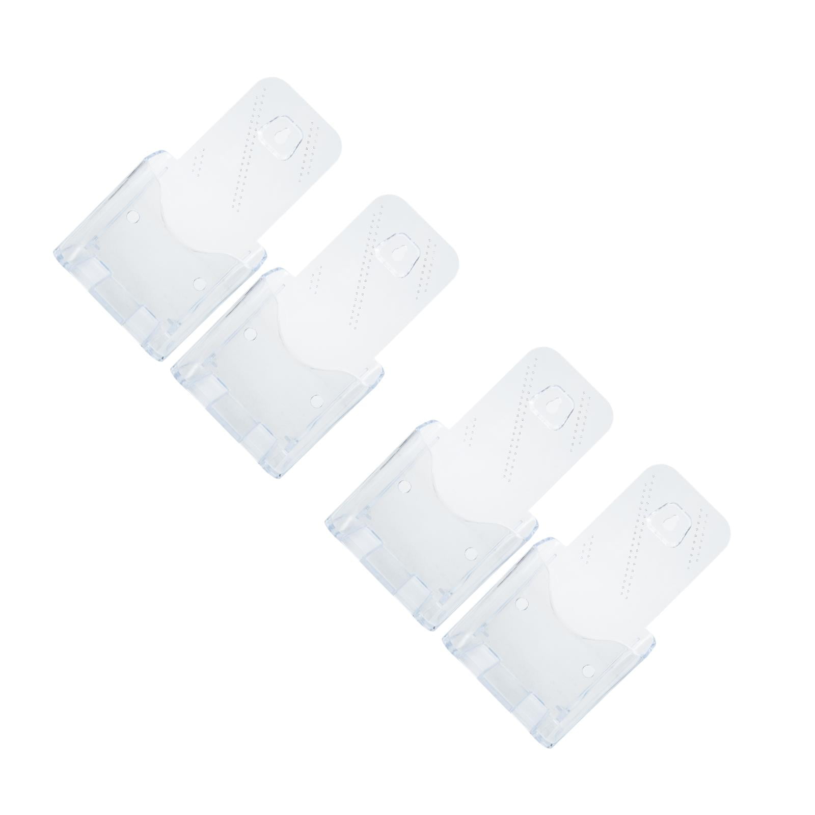 4 pcs Flyer Display Stand Brochure Holder Clear Flyer Holder for ...