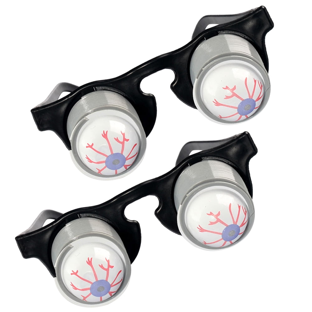 HOMEMAXS 4 pcs Funny Glasses Spring Out Glasses for Halloween Costume ...