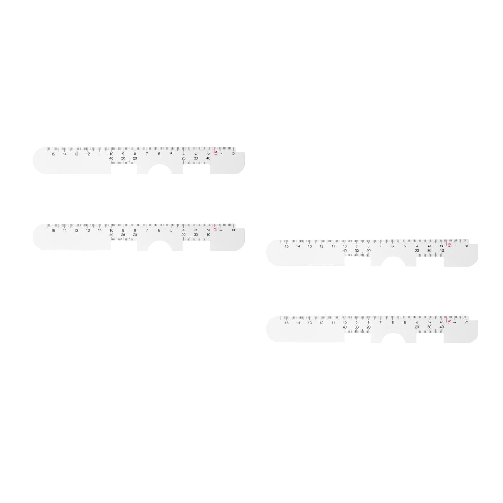 HOMEMAXS 4 pcs Measuring Pupil Distance Ruler Pupil Distance Ruler For ...