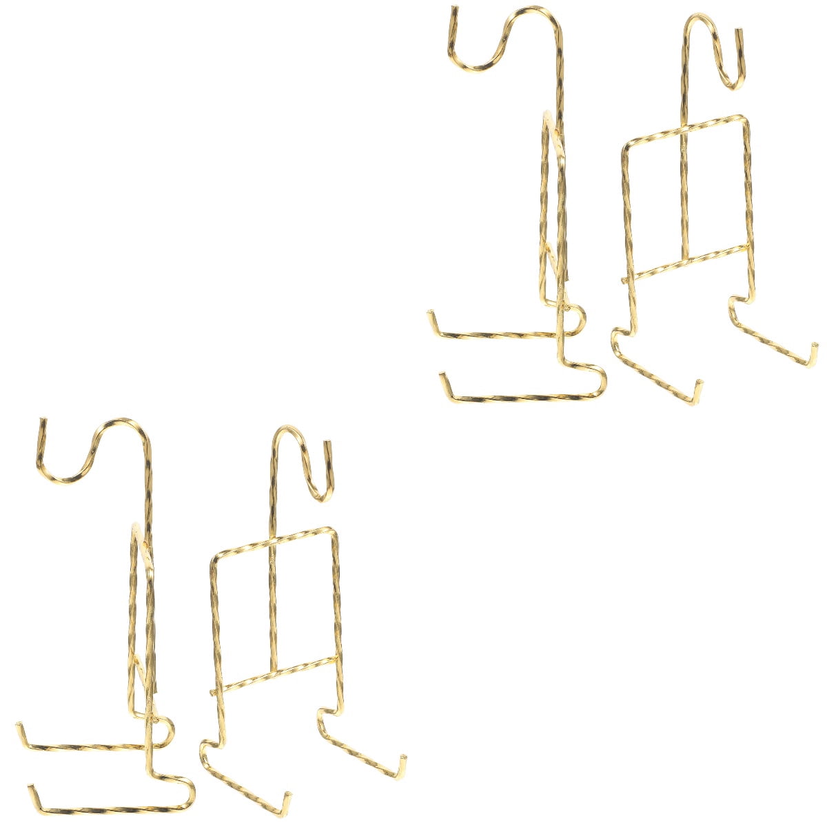 HOMEMAXS 4 pcs Metal Cup Display Stand Metal Plate Display Rack Desktop ...