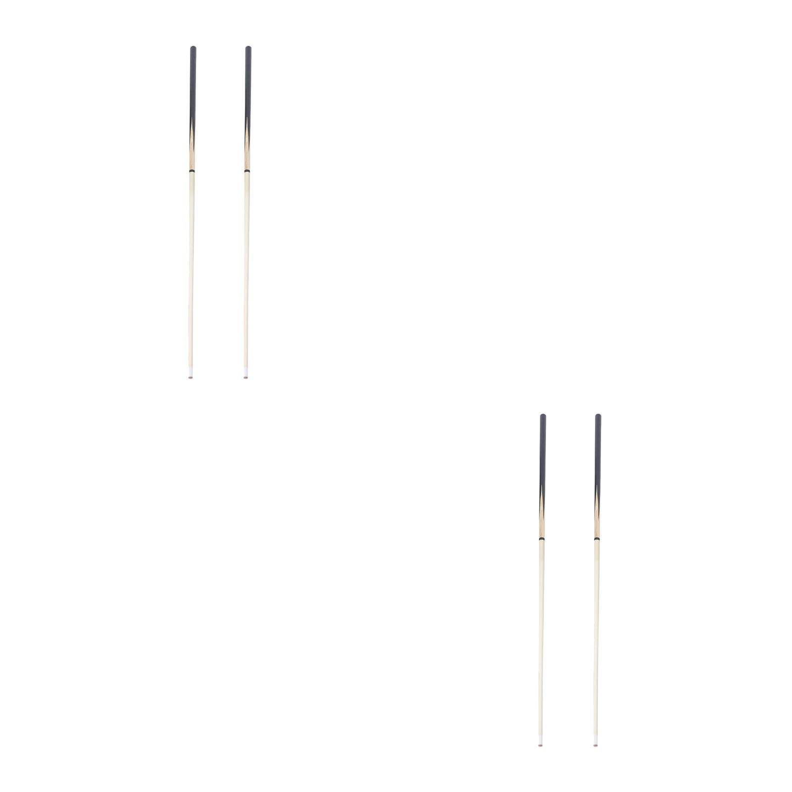HOMEMAXS 4 pcs Pool Cue Billiard Cue Stick Adult Pool Stick Long Cue ...