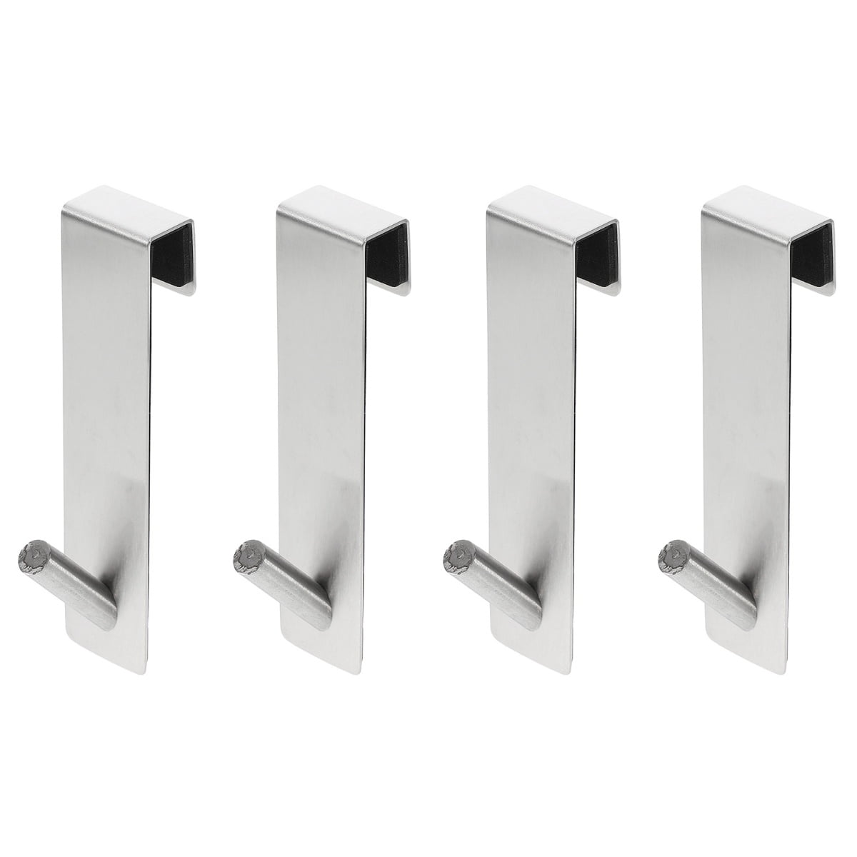 HOMEMAXS 4 pcs Removable Metal Hangers Single Mental Storage Racks ...