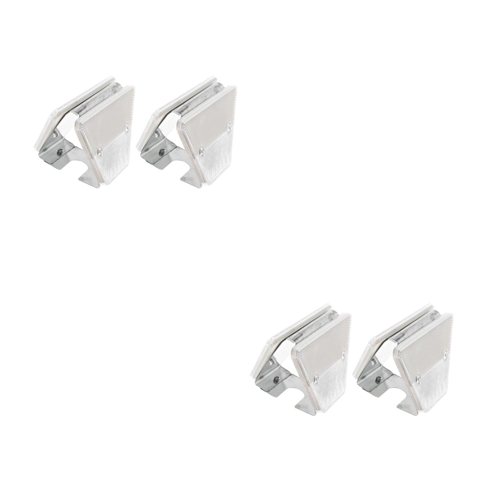 HOMEMAXS 4 pcs Road Reflective Guardrail Markers Driveway Road ...