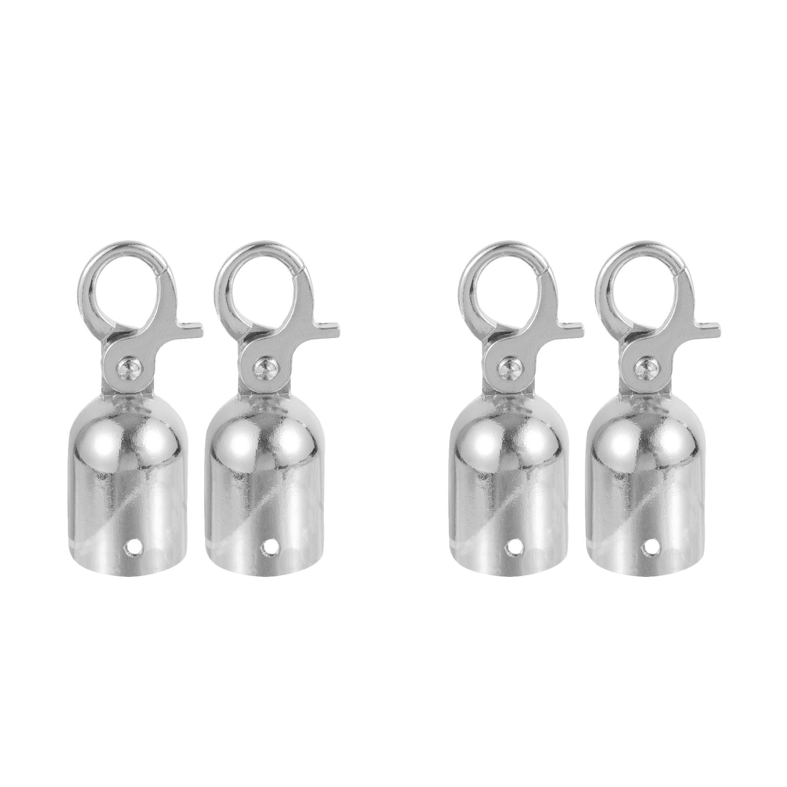 HOMEMAXS 4 pcs Rope End Stoppers Snap Hook Decking Rope Fittings ...