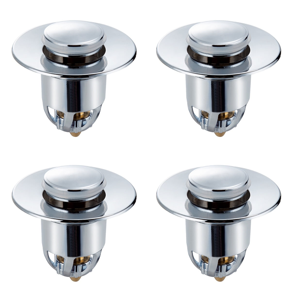HOMEMAXS 4 pcs Sink Stopper Durable Bounce Core Stopper Shower Drain ...