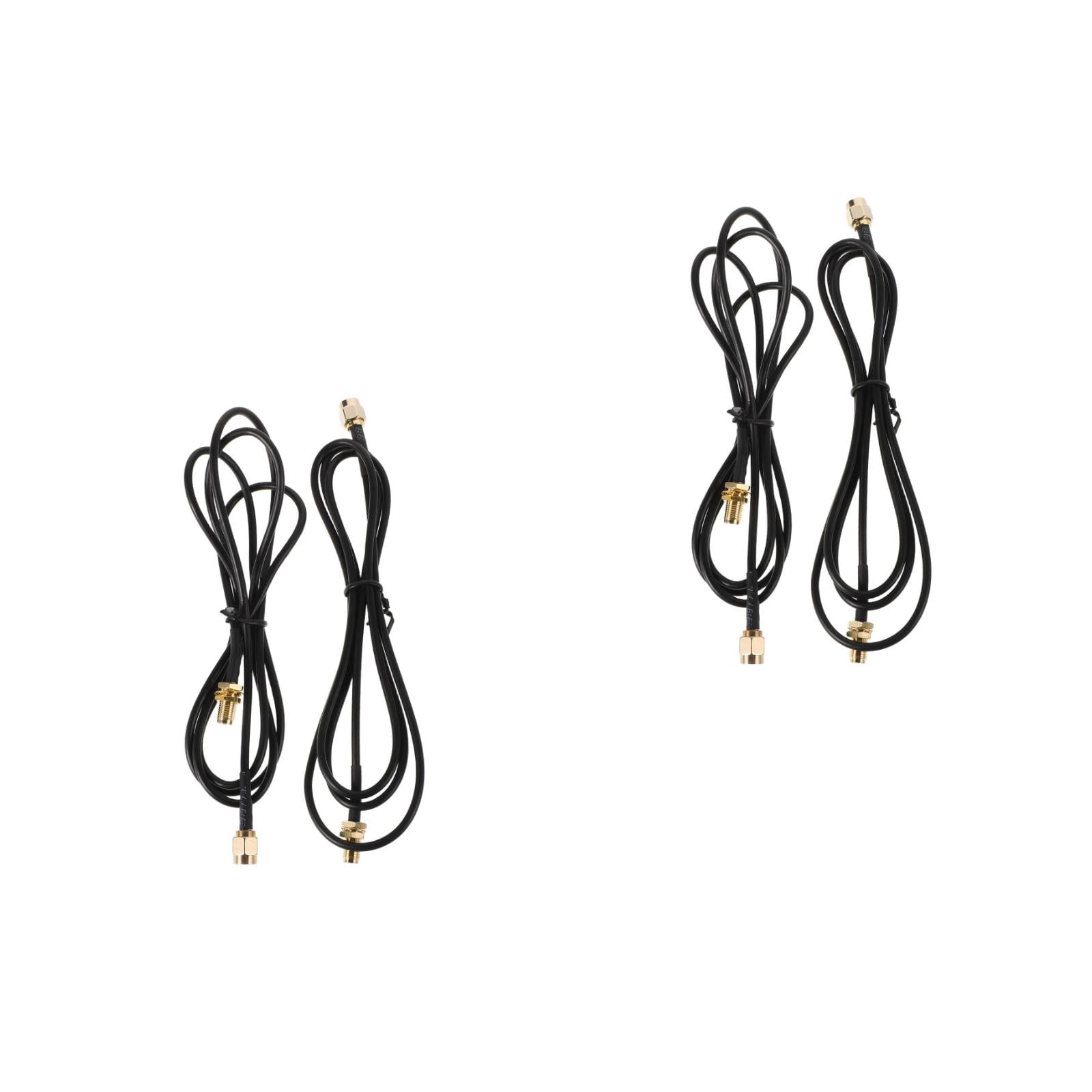 HOMEMAXS 4 pcs Sma Male To Female Coaxial Extension Cable For Wifi ...