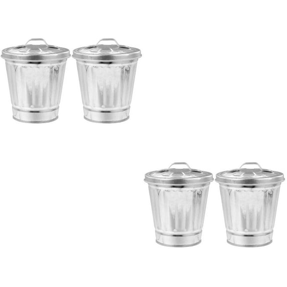 HOMEMAXS 4 pcs Small Buckets Organizer Kitchen Countertop Trash ...