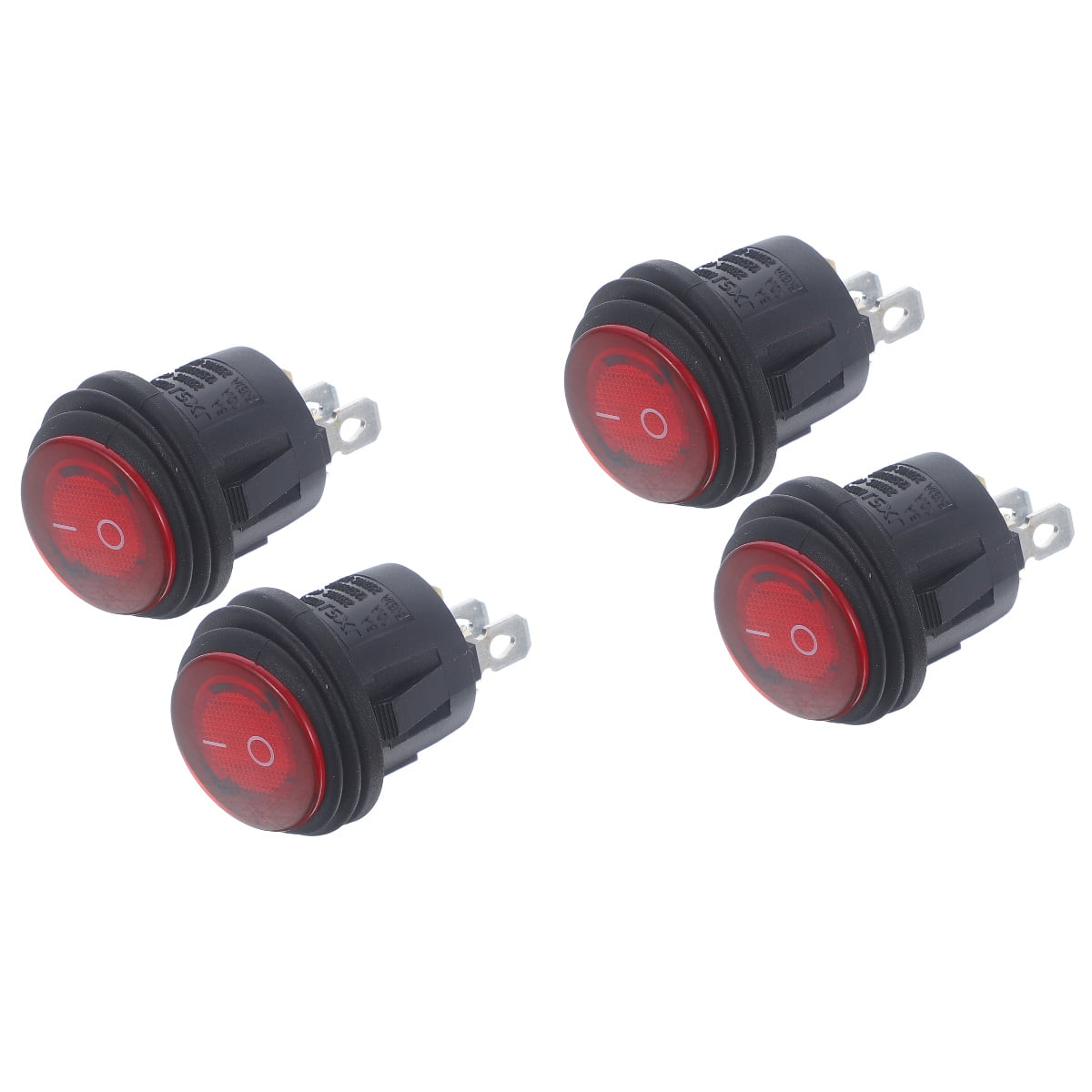 HOMEMAXS 4 pcs Toggle Switch Replacement Led Rocker Switch 3 Pin Heavy ...