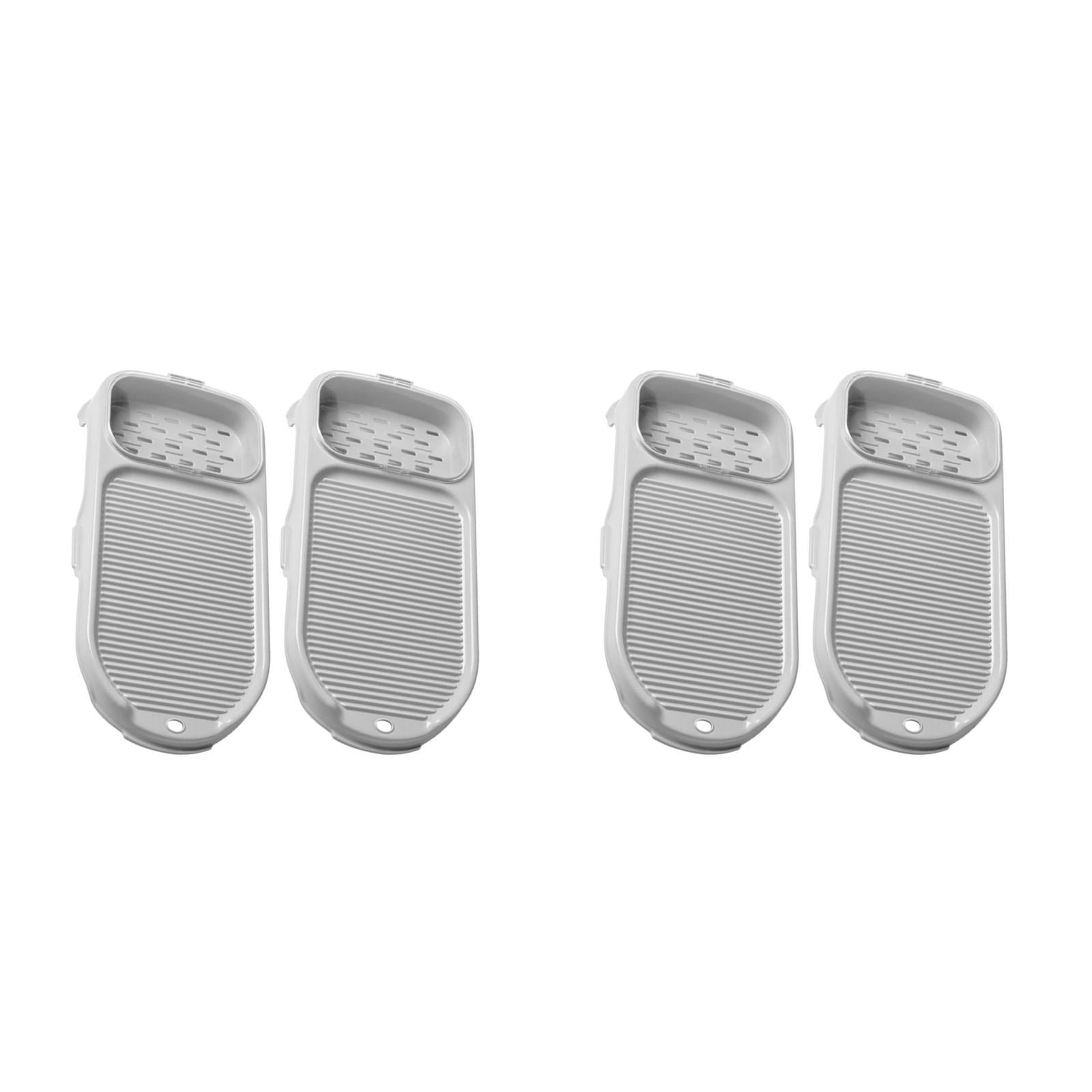 HOMEMAXS 4 pcs Wash Board Washboard For Hand Washing Clothes Plastics ...