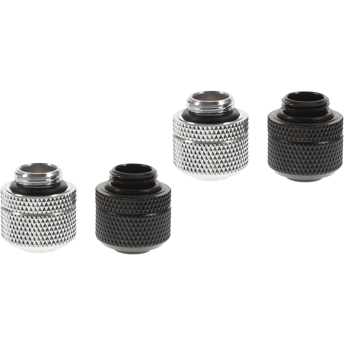 HOMEMAXS 4 pcs Water Cooling Compression Fittings PC Thread Tube ...