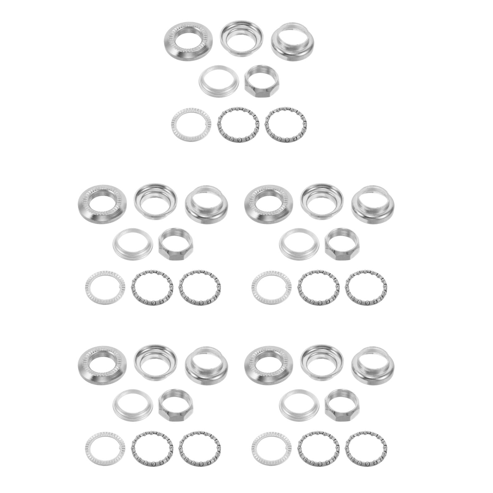 HOMEMAXS 40 PCS Bike Headset Replacement Front Fork Bowl Set Scooter ...