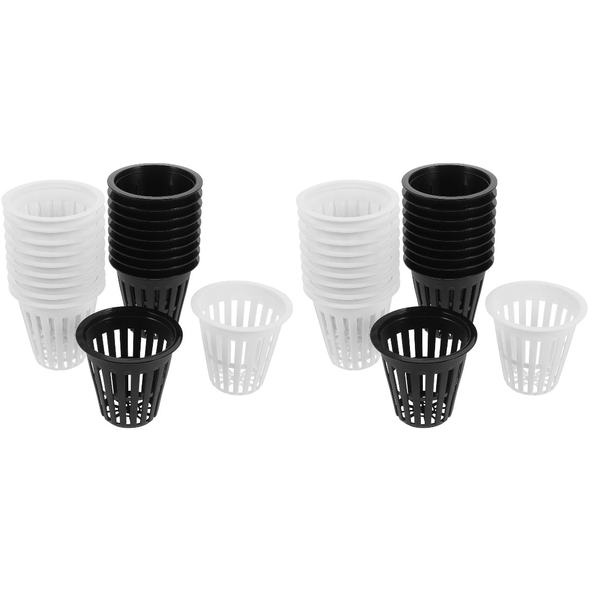 HOMEMAXS 40 Pcs Hydroponic Pots Garden Balcony Planting Net Pots ...