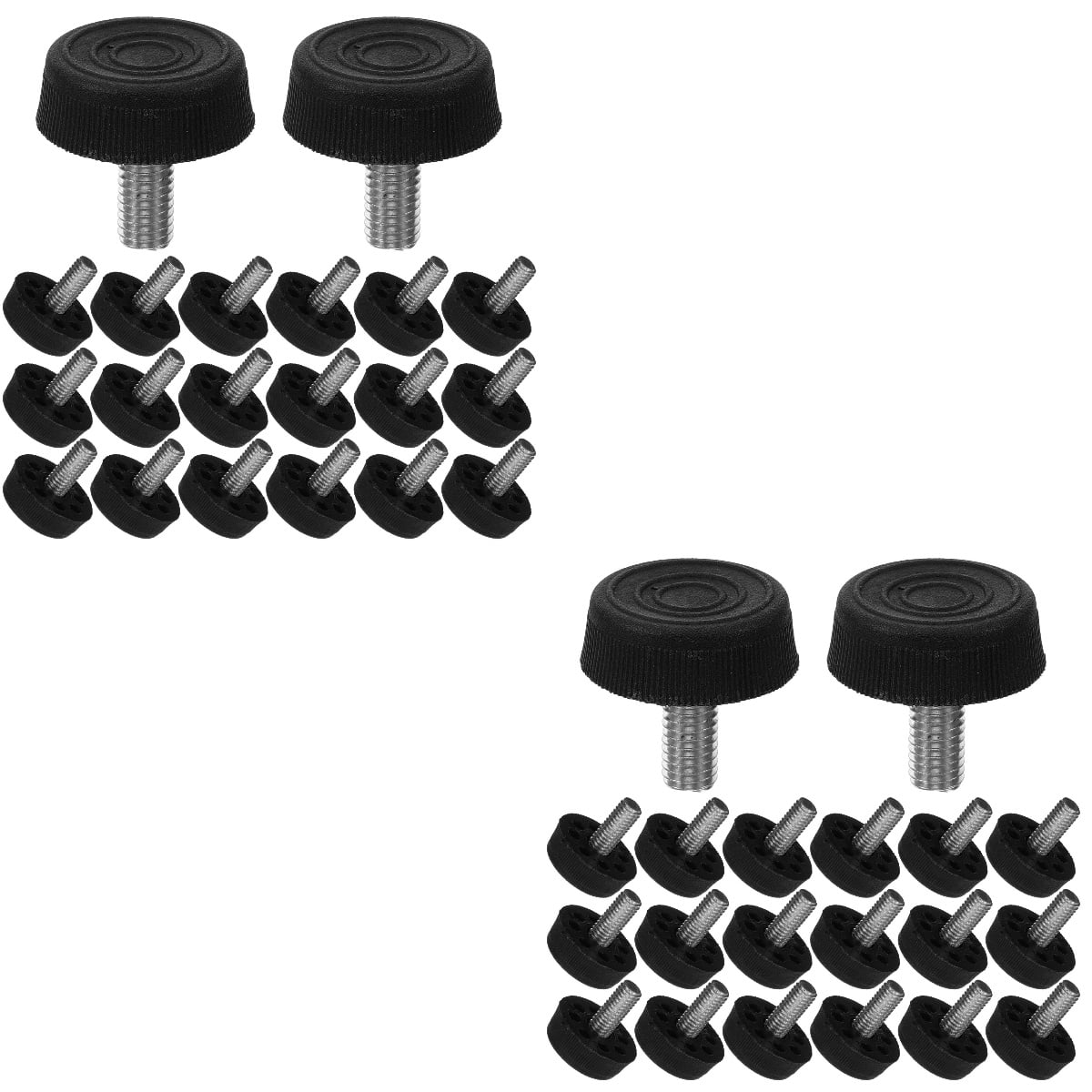 HOMEMAXS 40 Pcs Leveling Foot Table Leg Extender Screw On Furniture ...