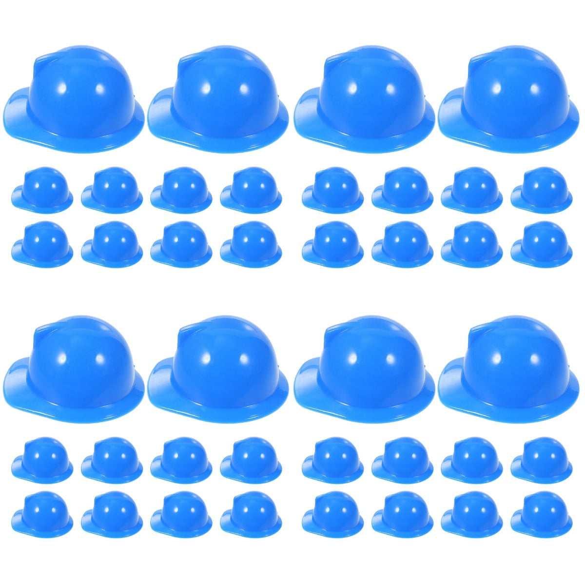 HOMEMAXS 40 Pcs Miniature Construction Cap Decorative Safety Helmet ...