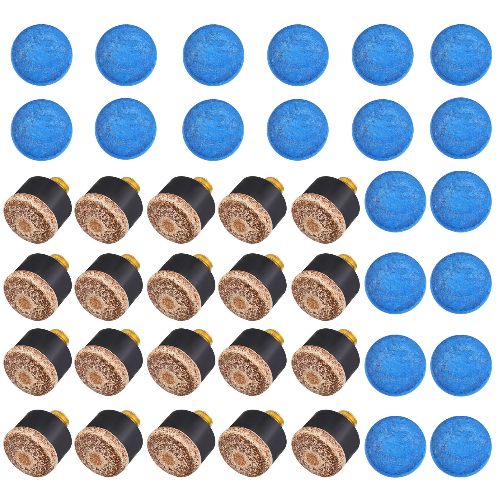 HOMEMAXS 40 Pcs Pool Stick Tips for Practice Billiards Accessories ...