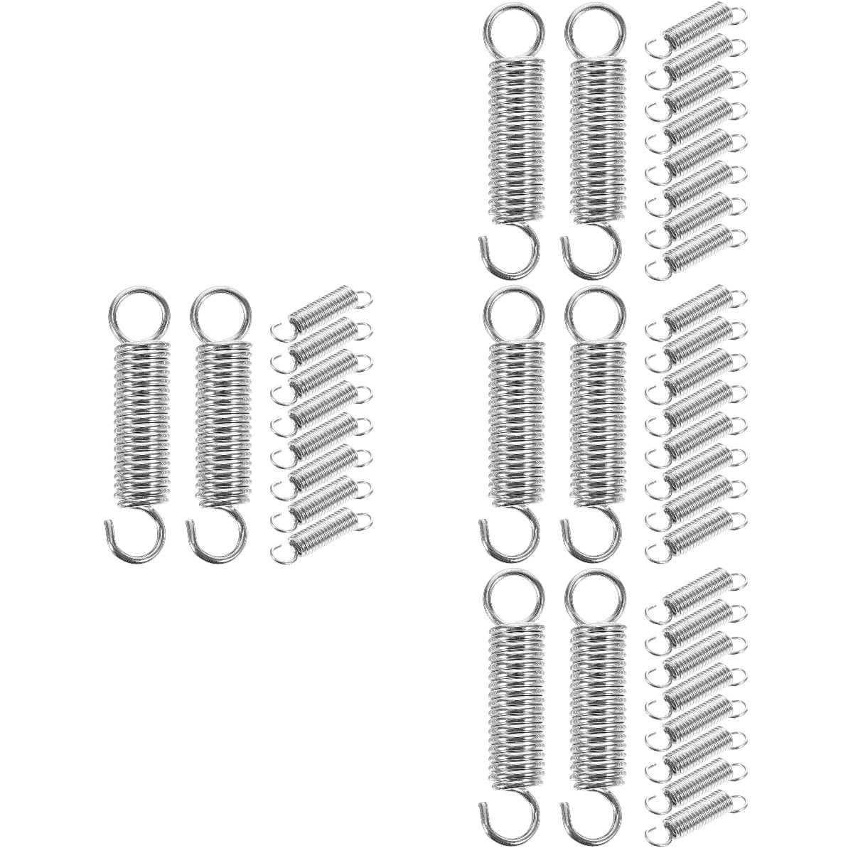 HOMEMAXS 40 Pcs Springs Extended Compressed Springs Extension Springs ...