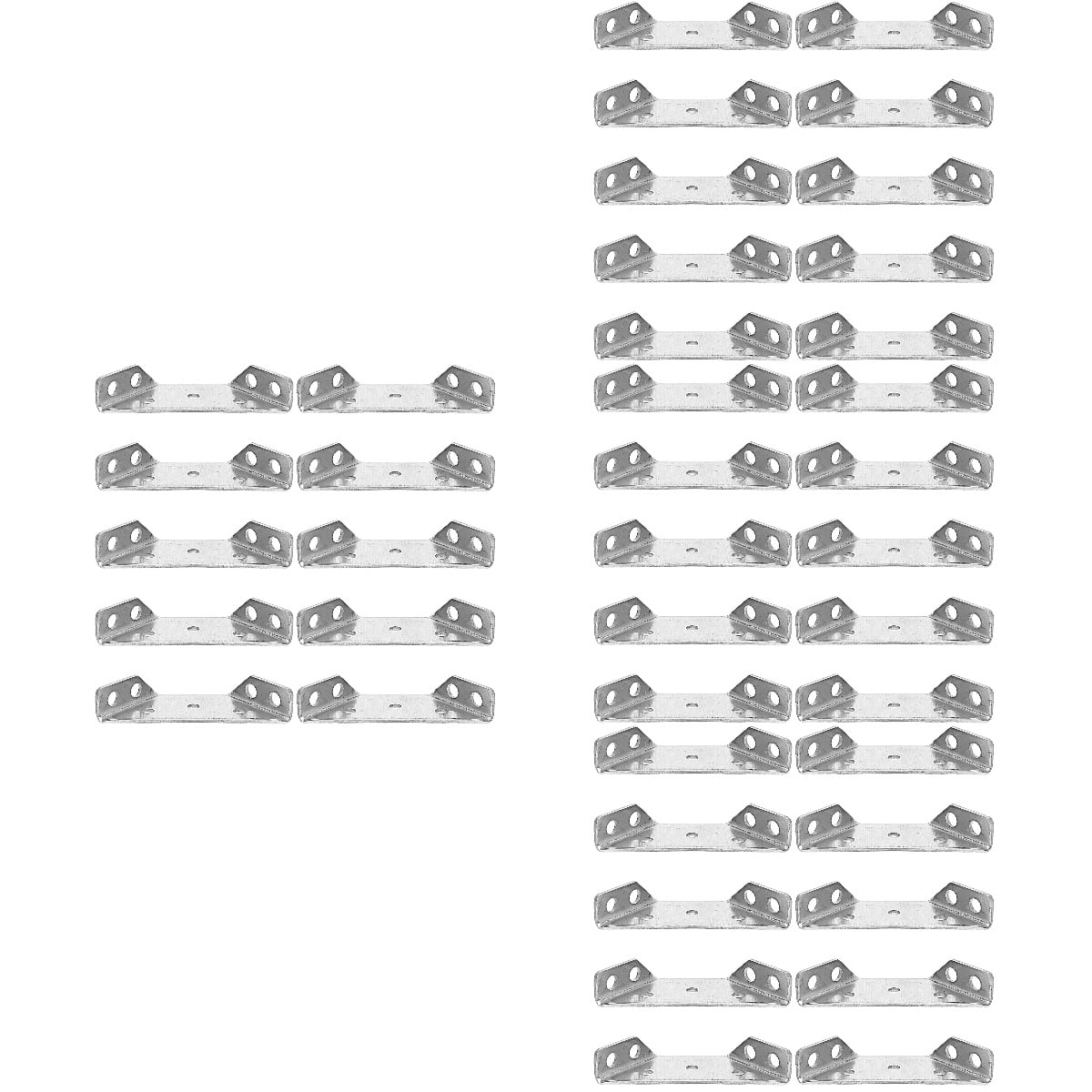 HOMEMAXS 40 Pcs Stainless Corner Braces Furniture Bracket Fasteners ...