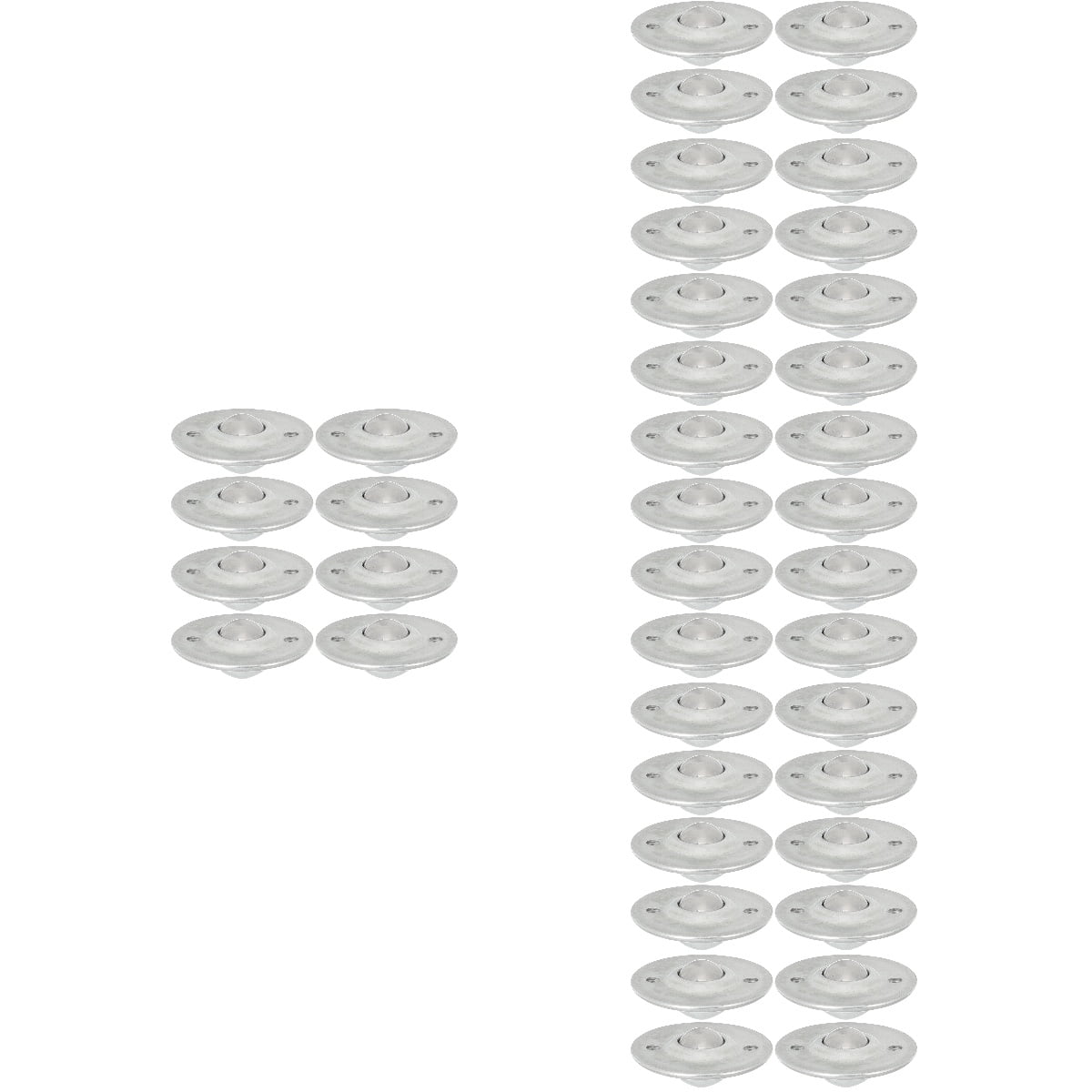 HOMEMAXS 40 Pcs Steel Ball Transfer Bearing Unit Casters Universal ...