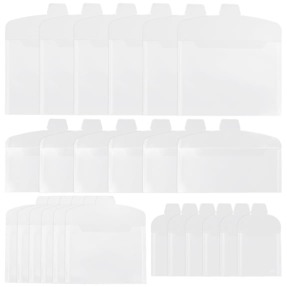 Practical Document Folder for Home Clear PP File Bags Easy to Carry ...