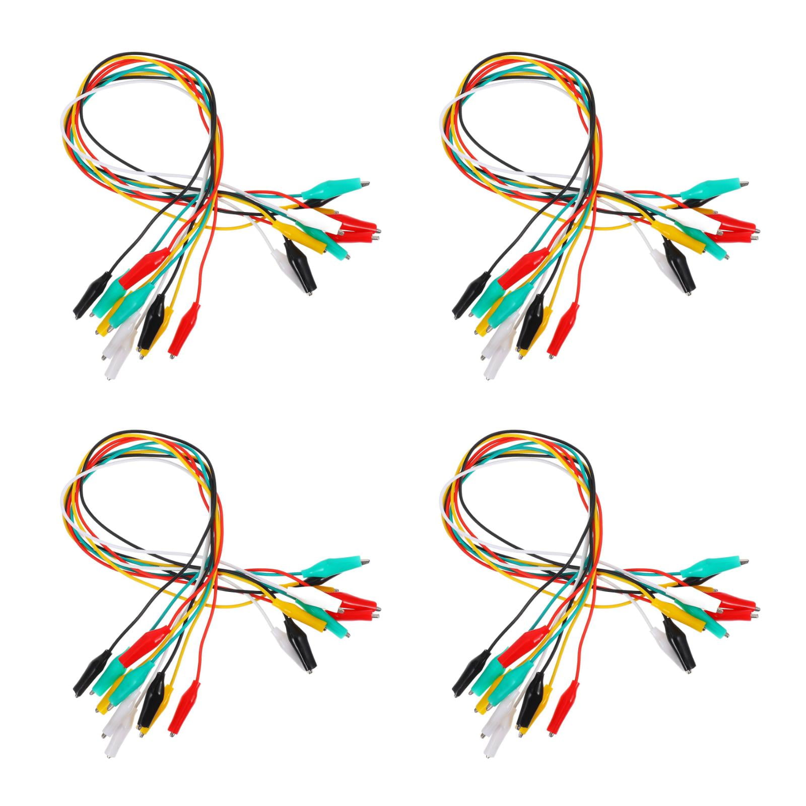 HOMEMAXS 40 Pcs Test Set Alligator Clips Double-Ended Alligator Clips ...