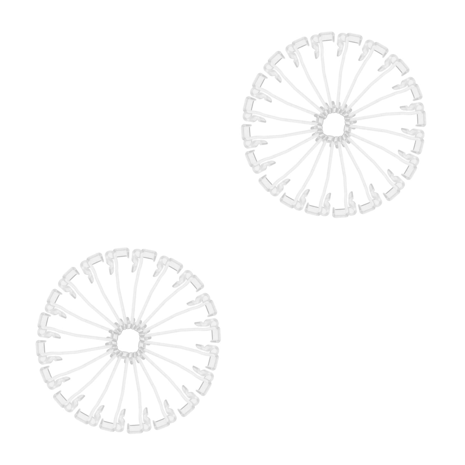 HOMEMAXS Hemoton 40 Pcs Clear Valance Clips for Window Blind Valance ...