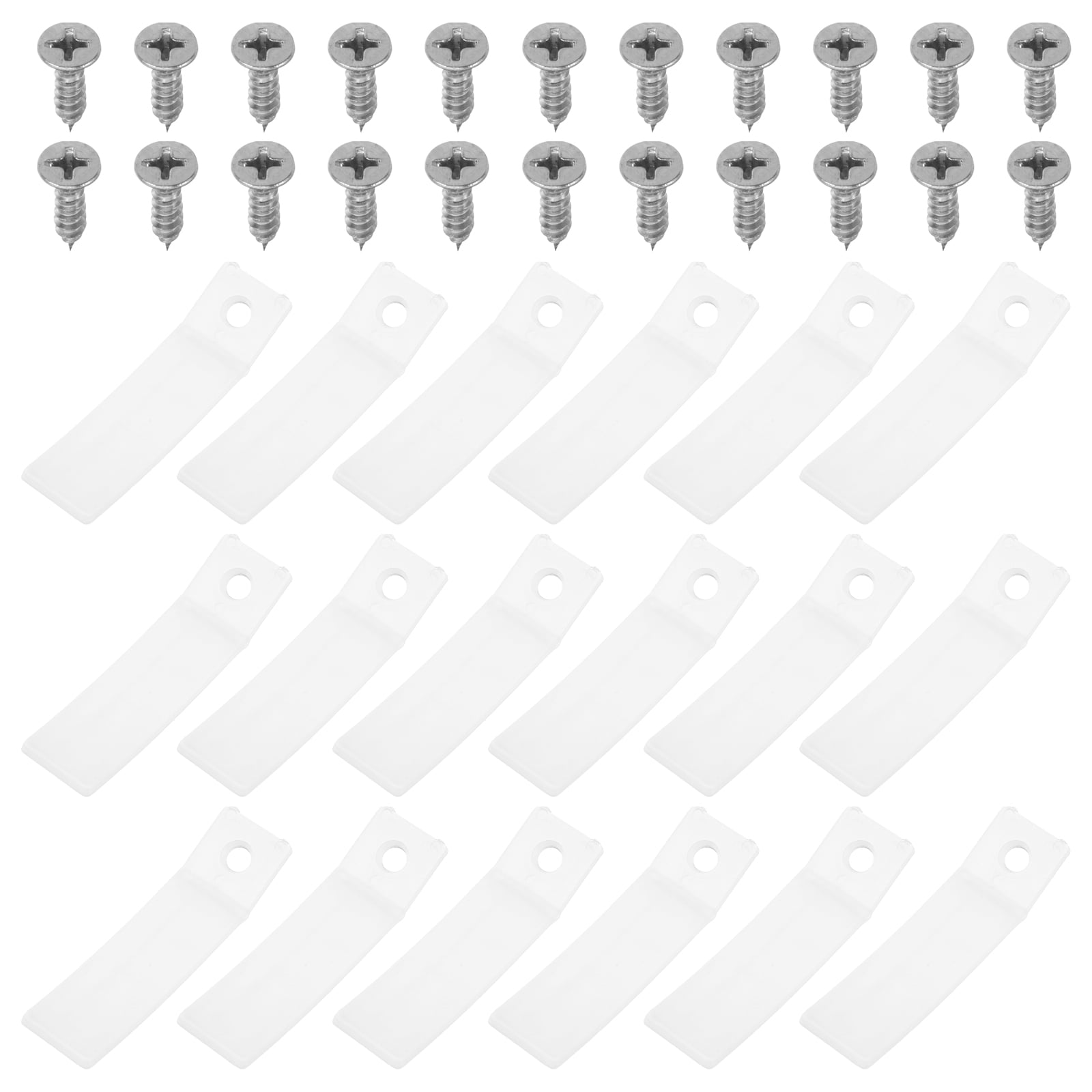 HOMEMAXS 40 Sets Non Slip Drawer Stops Clear Plastic Drawer Stoppers ...