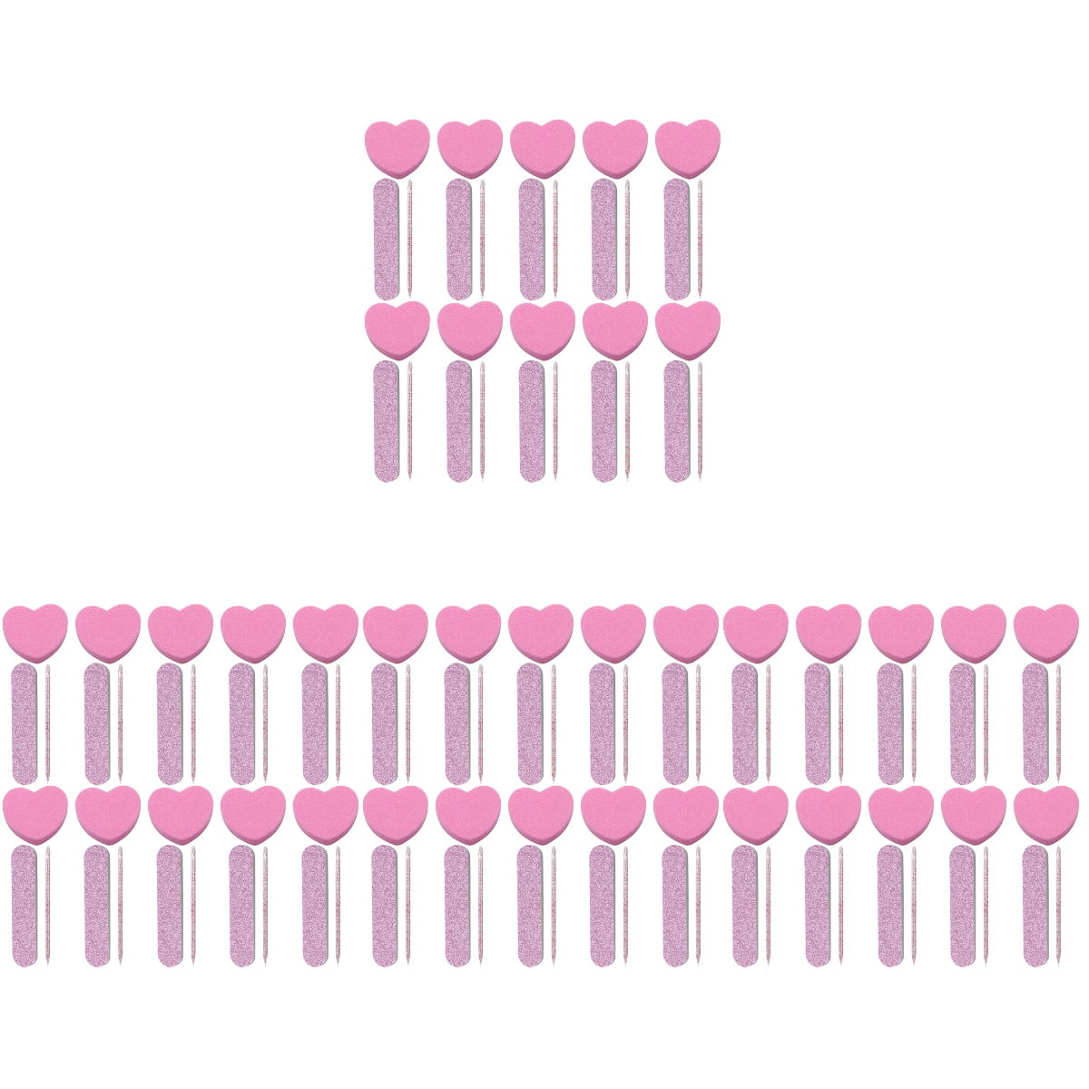 HOMEMAXS 40 Sets of Manicure Sponge Files Women Nail Buffer Sponge Nail ...